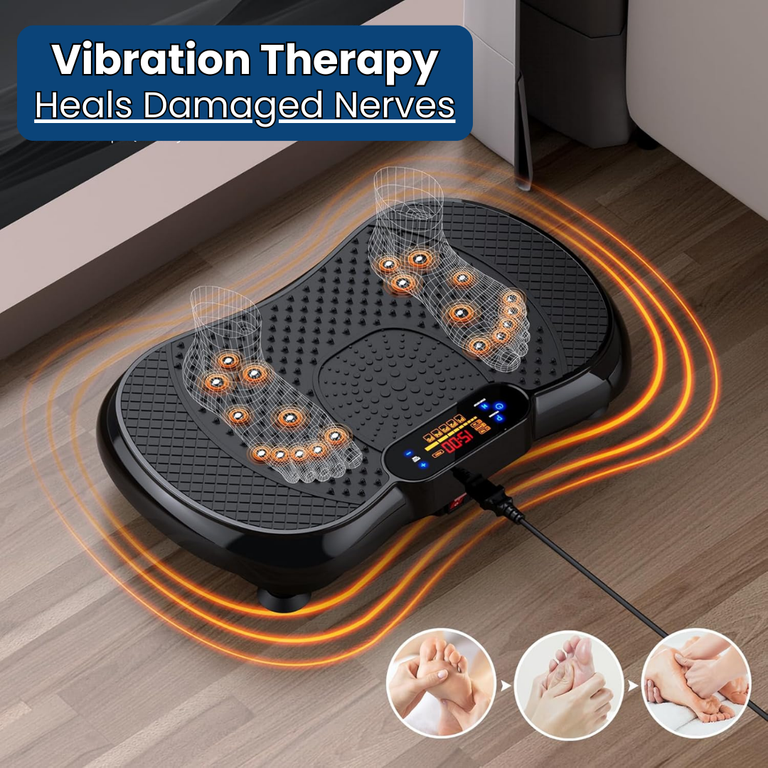 VibratingWell™ Harmonic Vibration Plate for Neuropathy, Foot & Leg Dis ...